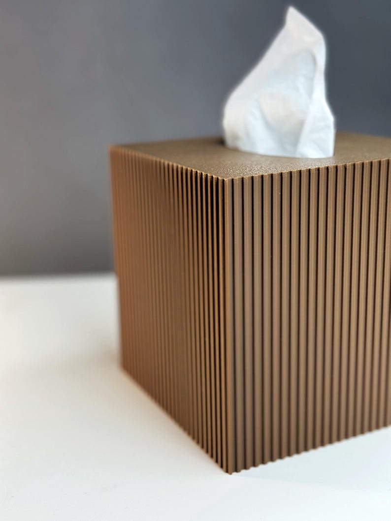 Tissue Box Cover, Tissue Box Holder, Modern Kleenex Box Cover, 3D ...
