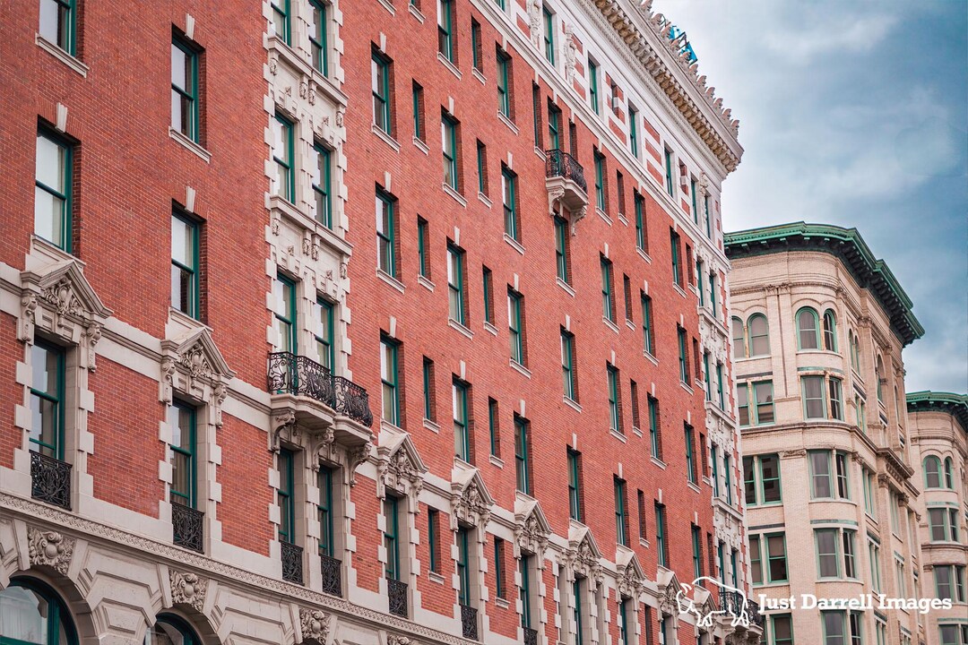 Historic Hotel Lafayette Buffalo - Buffalo Landmark Art - Vintage ...