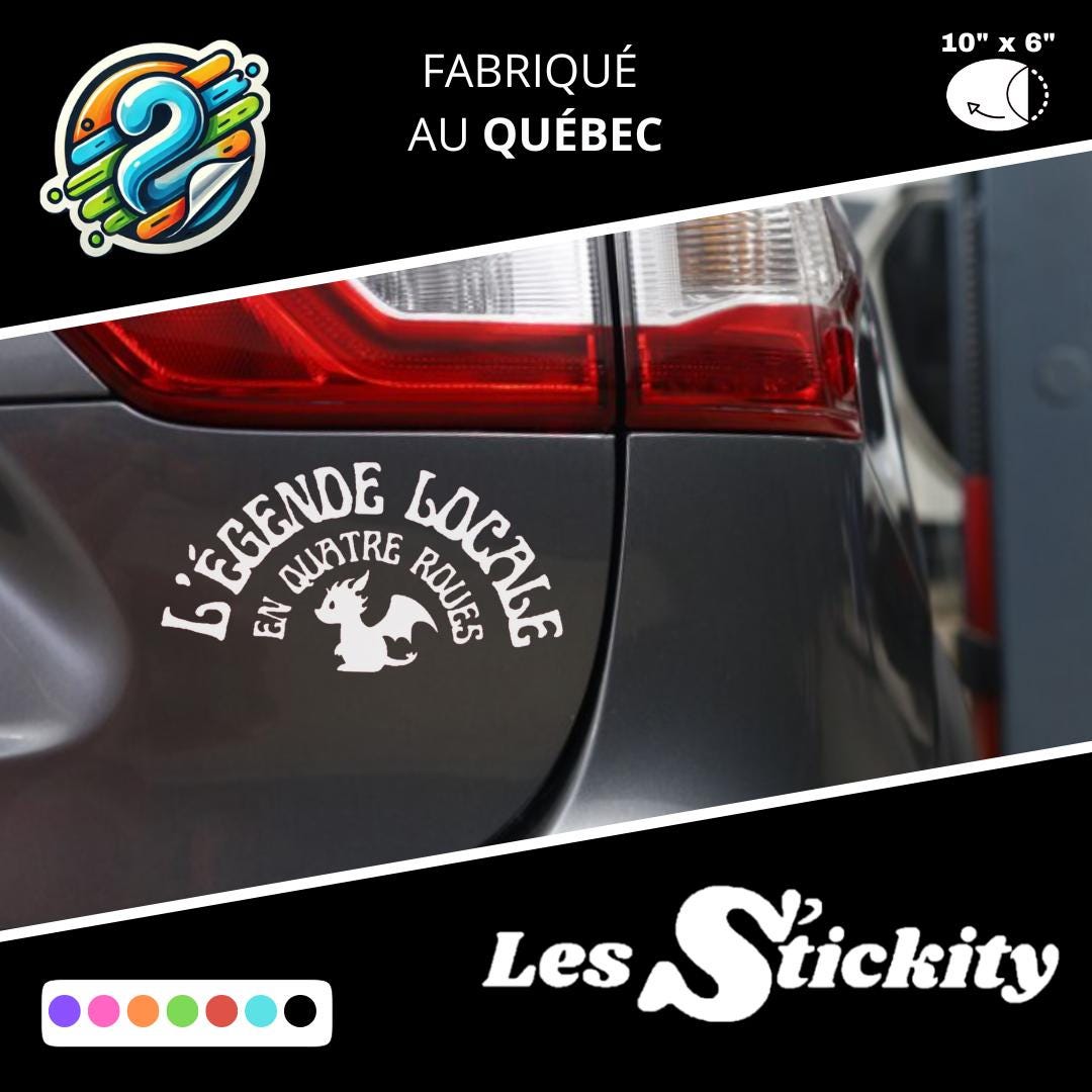 Custom Funny Quote Decal - Personalized Vinyl Sticker for Cars Local ...