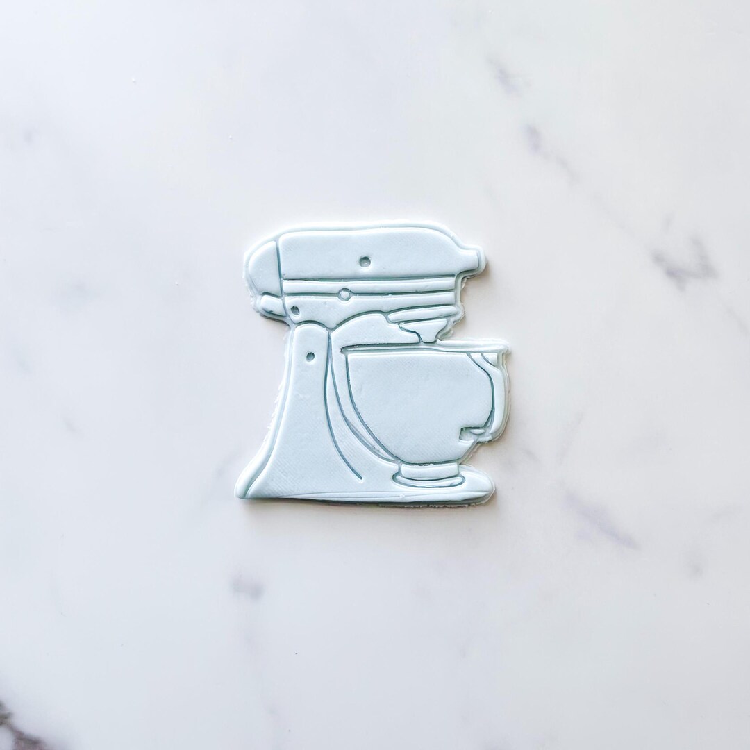 Stand Mixer Cookie Cutter and Stamp 2 Piece Set - Kitchenaid Inspired ...