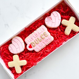 XOXO Concha + Churro Valentines Day Cookie Cutter and Embosser Set ...