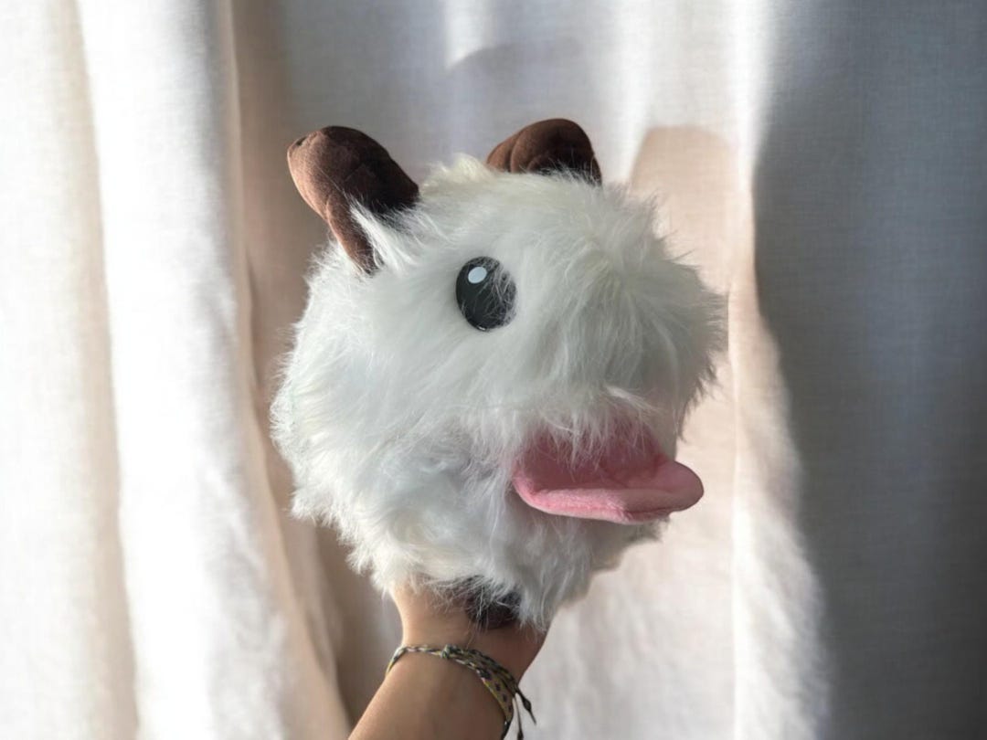 Funny 25CM Poro Plush Doll – Cute Game-inspired Soft Toy for Kids ...
