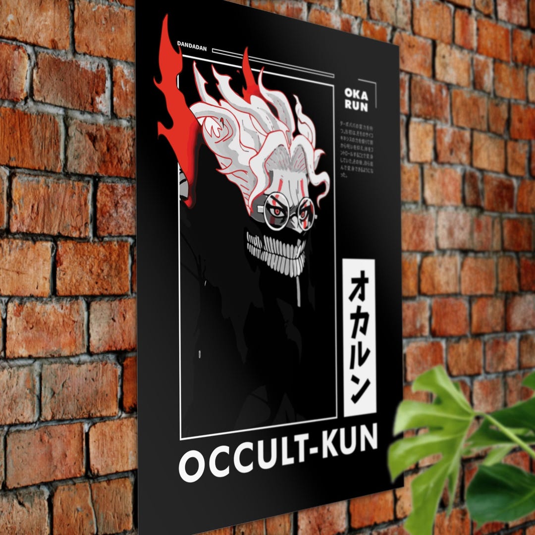 Dandadan Poster Okarun Ken Takakura - Cool Anime Artwork With Japanese ...