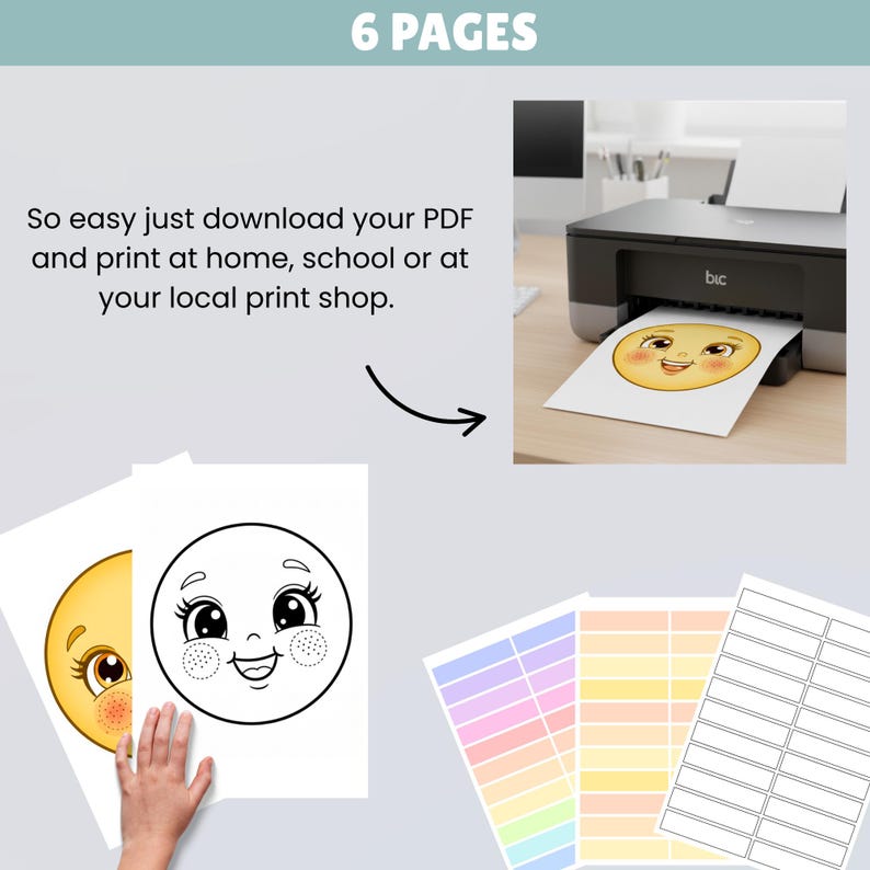 Cut and Paste Sun Craft for Kids | Colour Your Own Printable Activity ...
