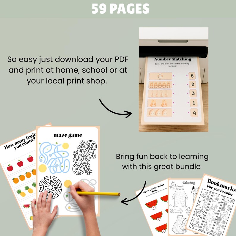 Teddy Bears Picnic Activities Printable | Kids Worksheets Pack ...