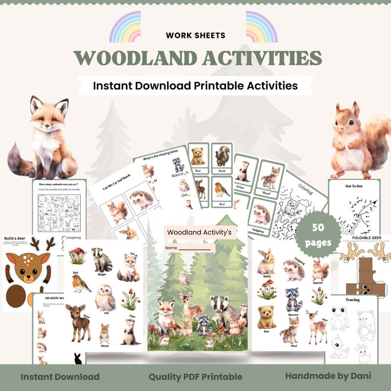Woodland Toys - Etsy