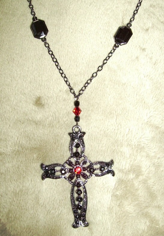 Gothic Cross Gunmetal - Etsy