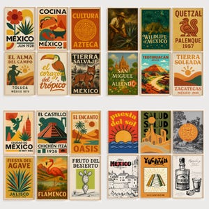 Mexican Mega Bundle | Mexican Folk Art, Mexican Wall Art, Southwest ...