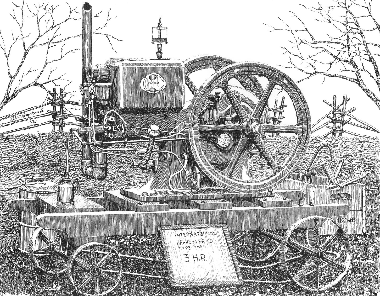 IHC "m" Engine - Etsy