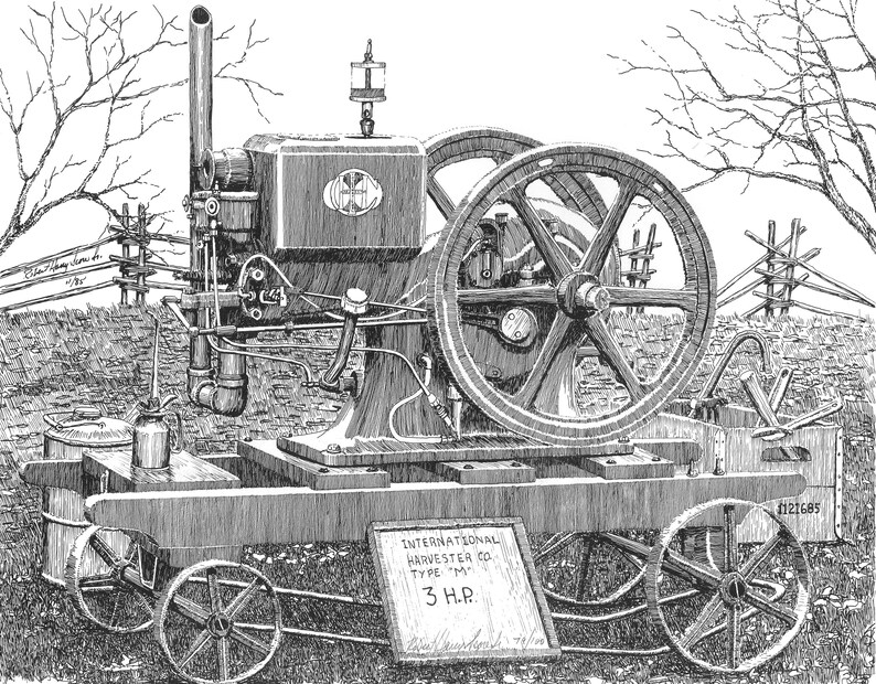 IHC "m" Engine - Etsy