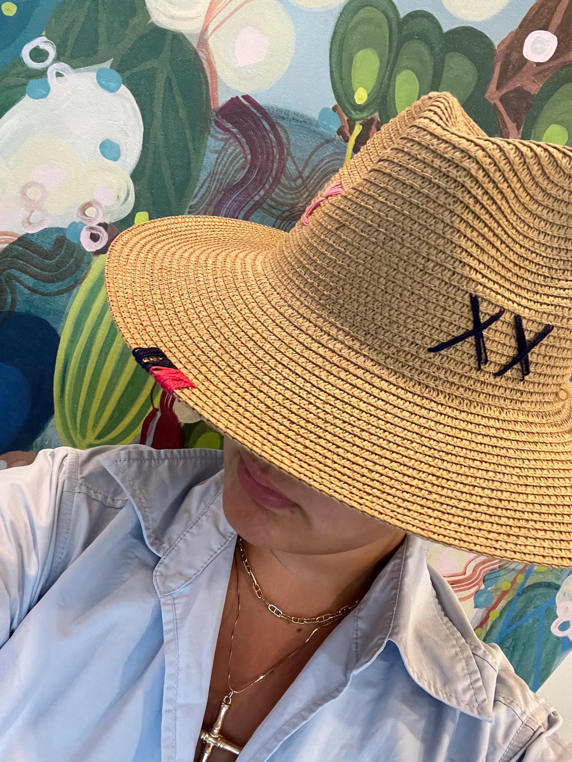 Custom Straw Beach Hats - Etsy