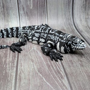 Articulated Tegu Lizard - 3D Printed - Etsy