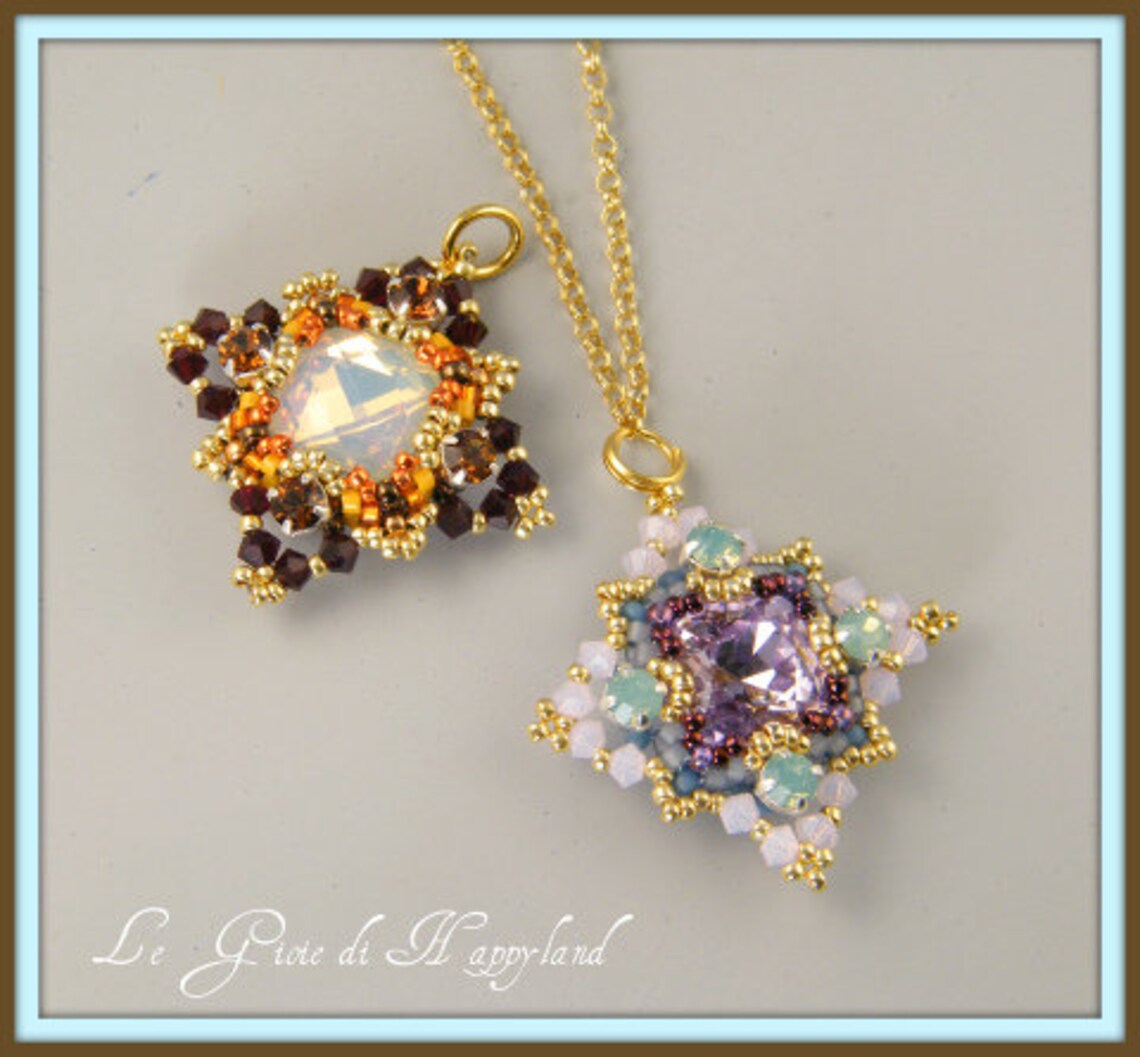 Dakota Pendant, Pattern Only - Etsy