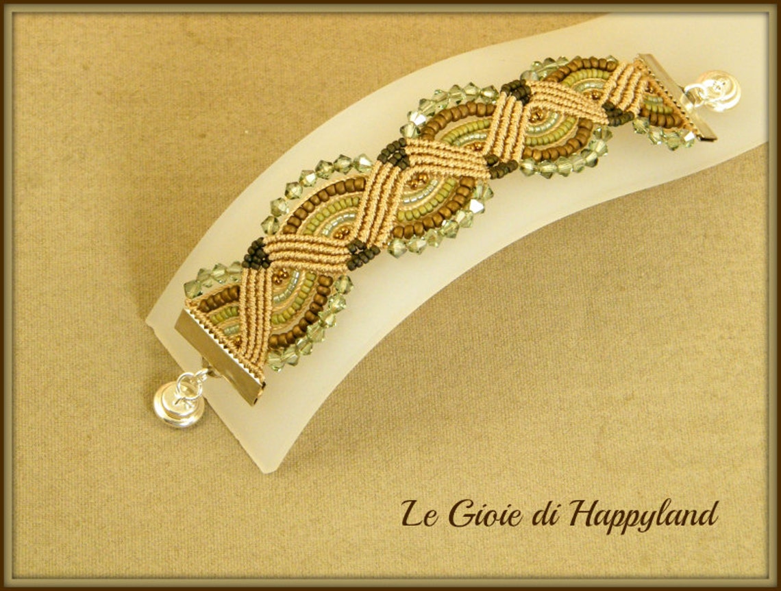 Macrame Waves Bracelet Tutorial Step by Step With Photos - Etsy