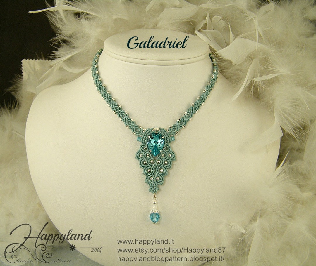 Galadriel , Macramè Necklace Pattern - Etsy