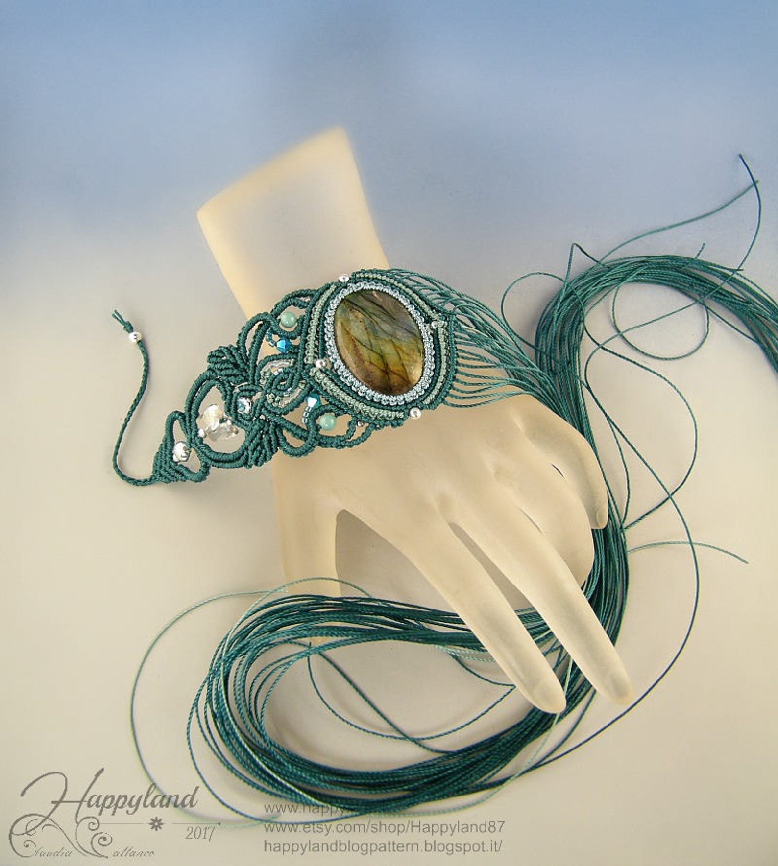 Chilly , Freeform Macramè Bracelet Tutorial Step by Step - Etsy