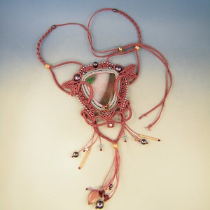 Cassiopea, Freeform Macramè Necklace Tutorial Step by Step, 60 Photos ...