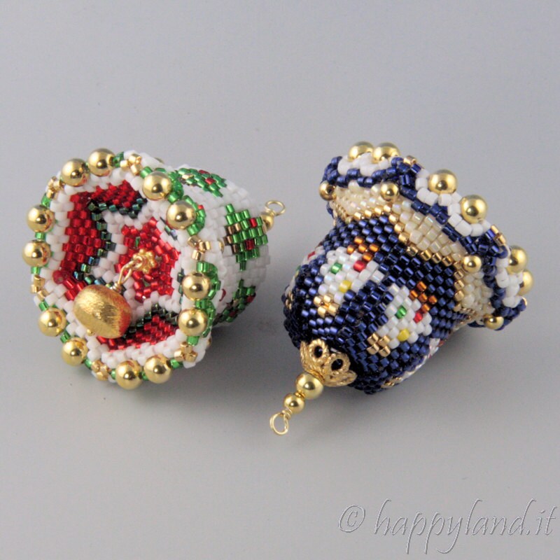 Free beaded bell pattern store