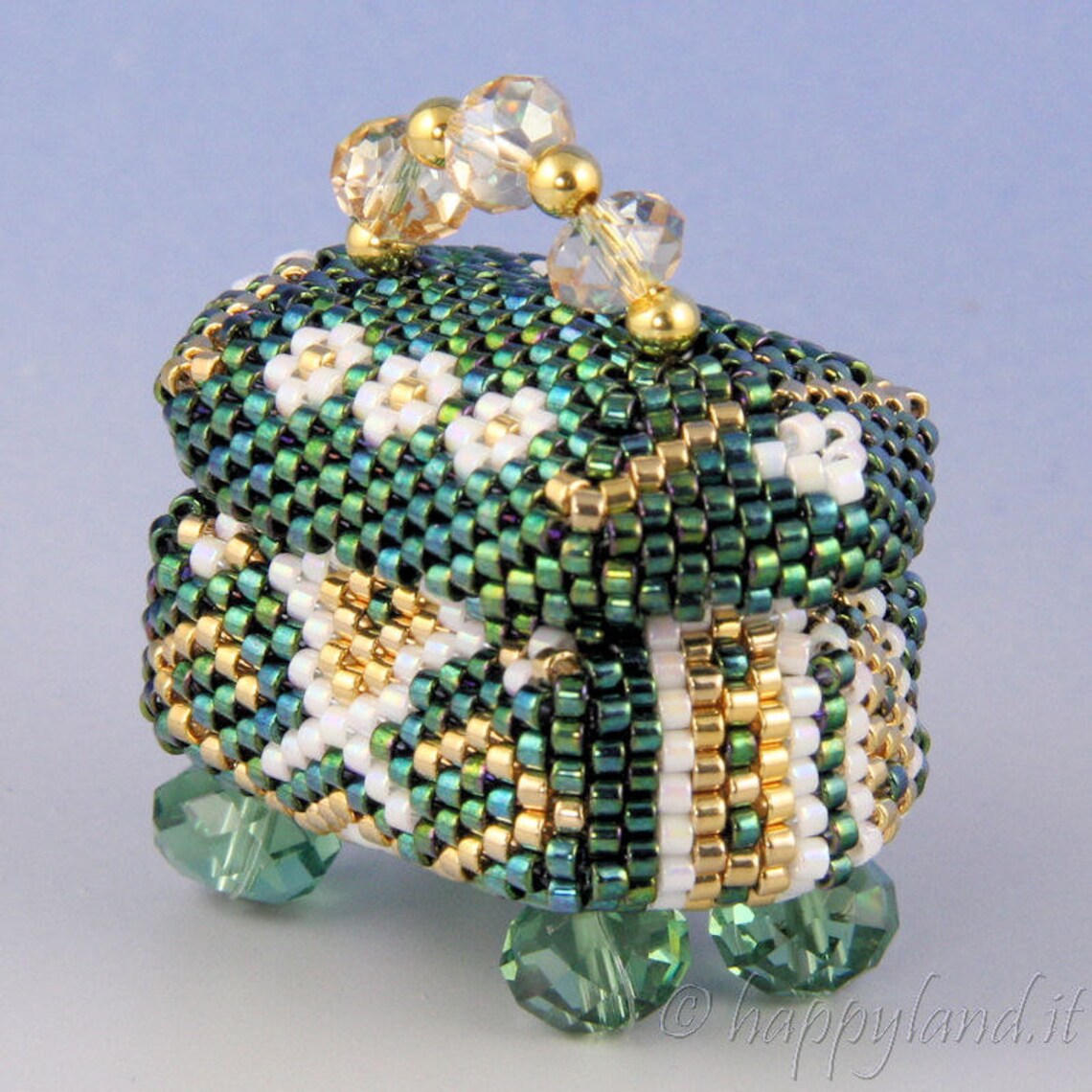 Beaded Box N.7, 3D Peyote Bead Pattern - Etsy
