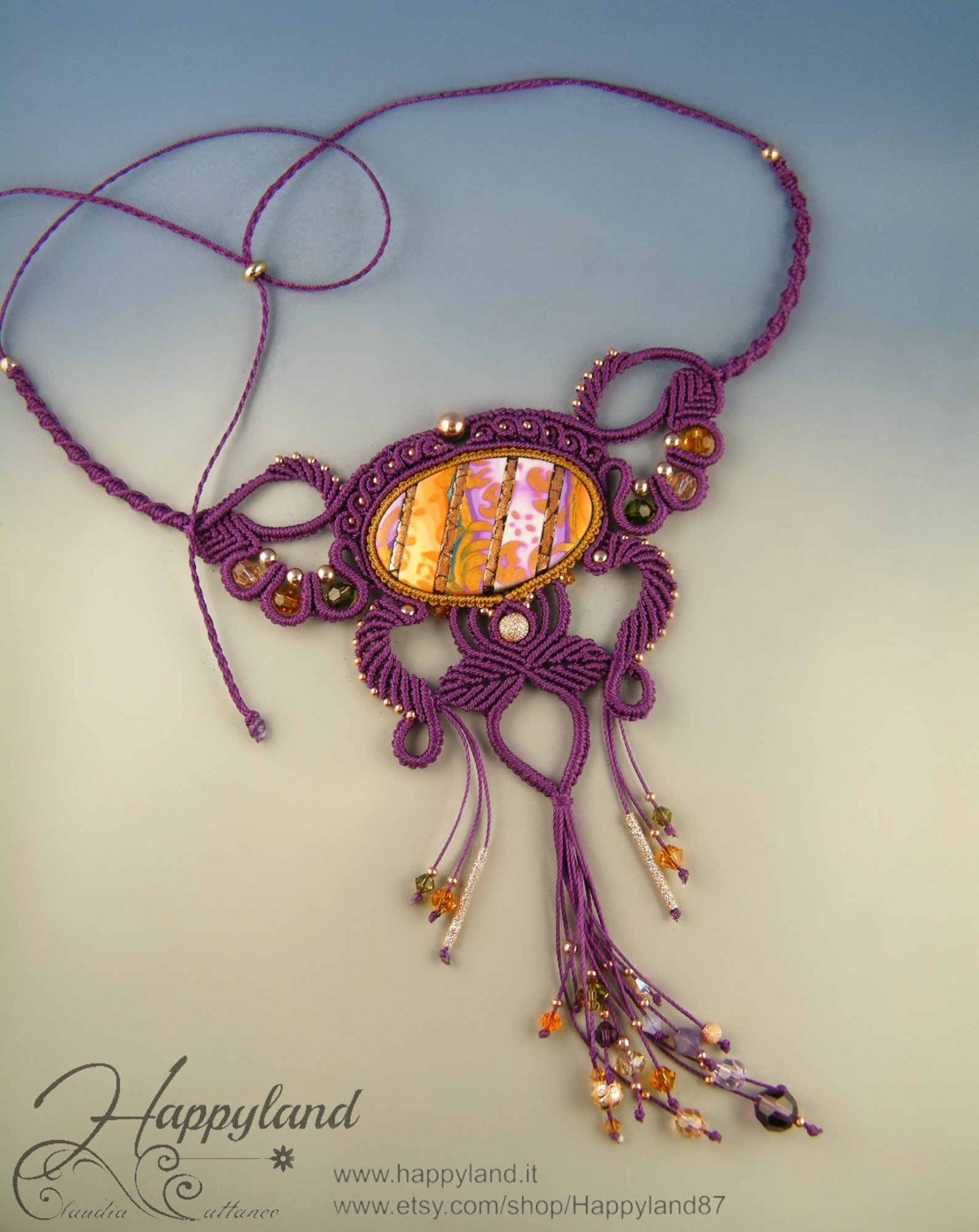Insolence, Freeform Macramè Necklace Tutorial Step by Step - Etsy