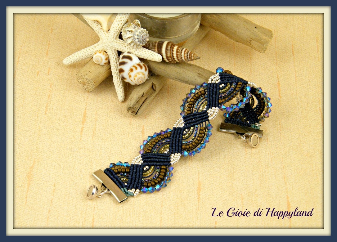 Macrame Waves Bracelet Tutorial Step by Step With Photos - Etsy