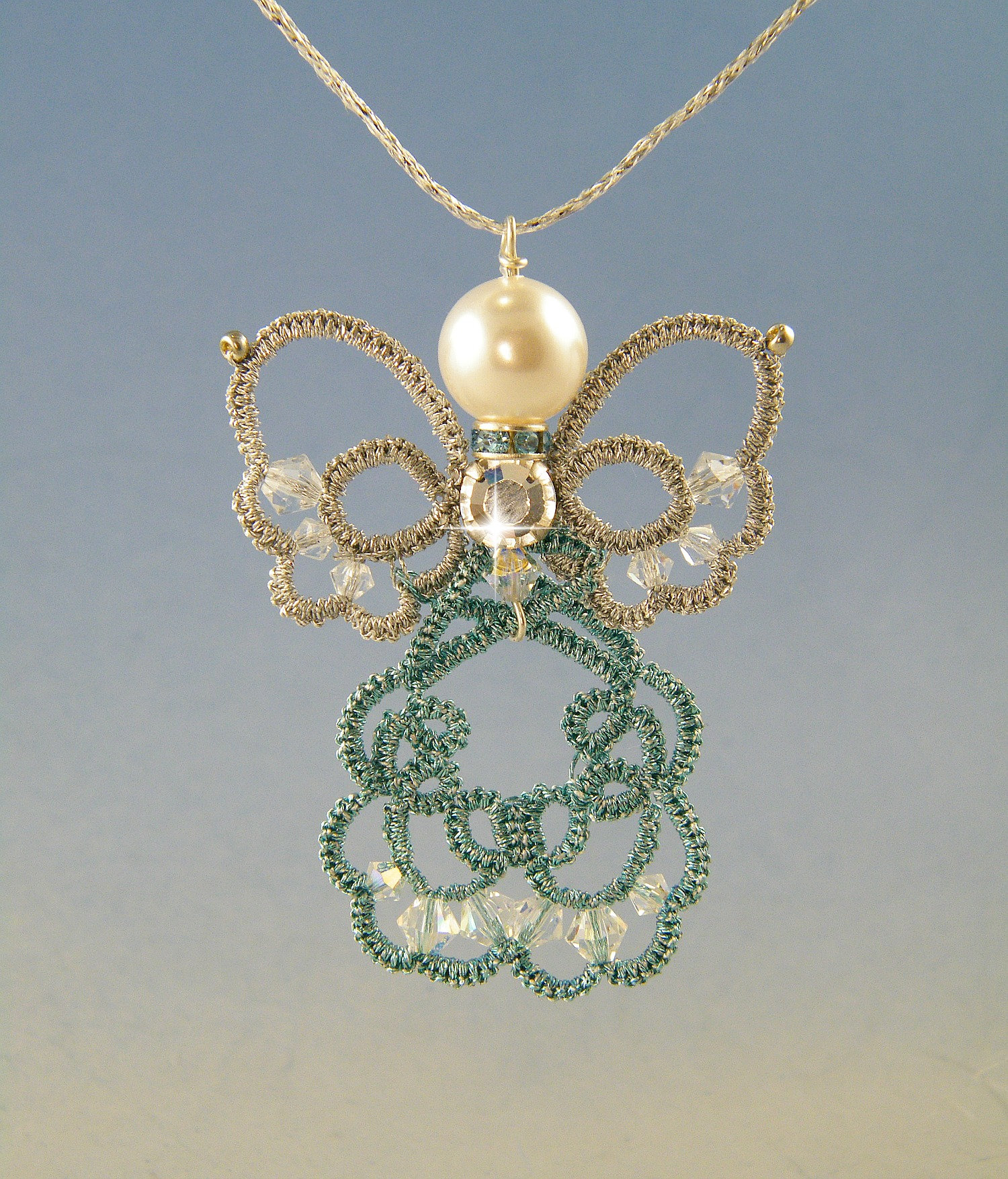 Gabriel, Mini Angel Needle Tatting TUTORIAL, Two Versions - Etsy