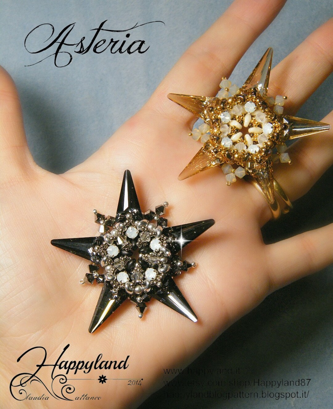 Asteria , Pendant Tutorial Step by Step - Etsy