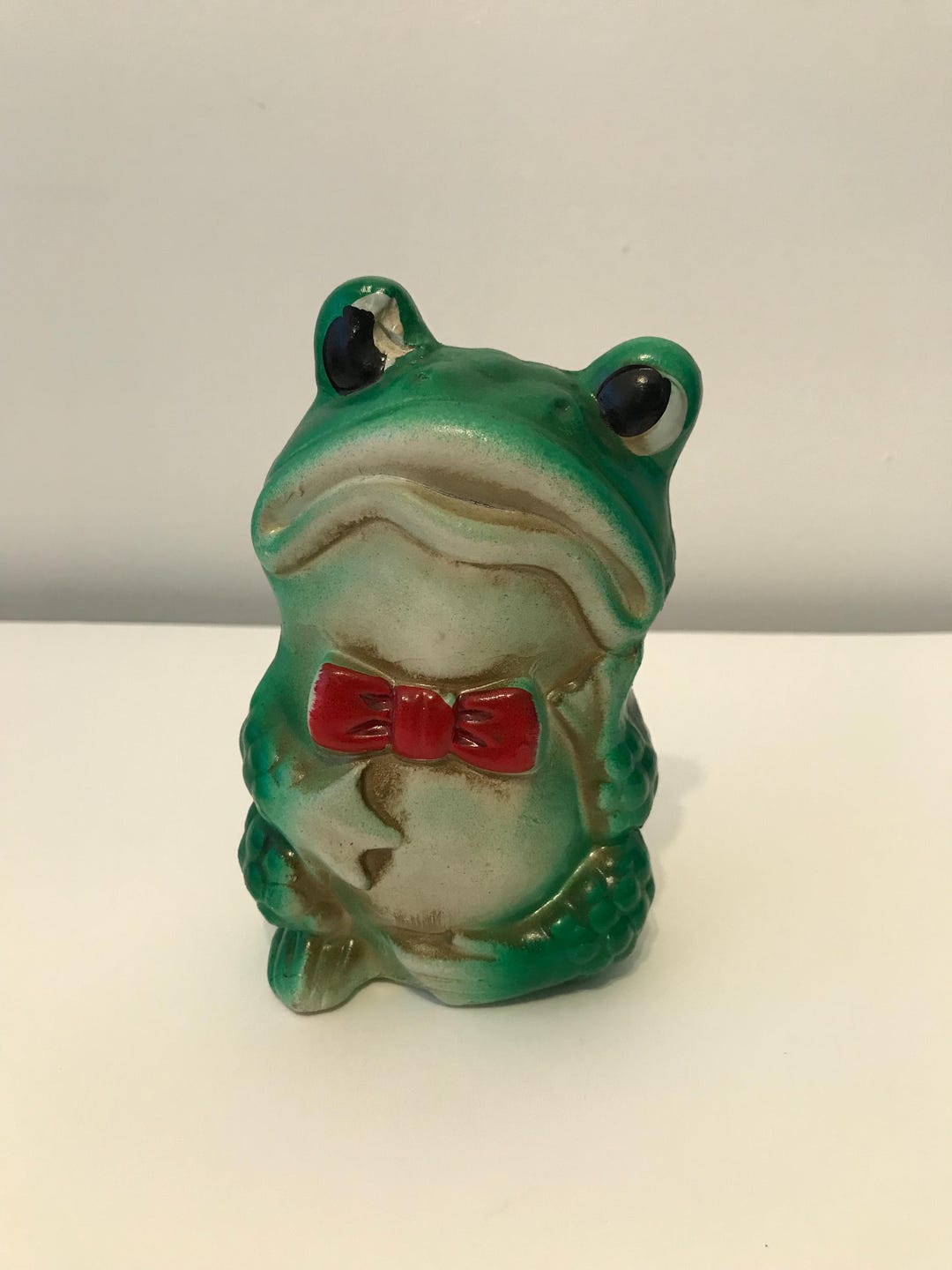 Mid Century Frog Piggy Bank - Etsy