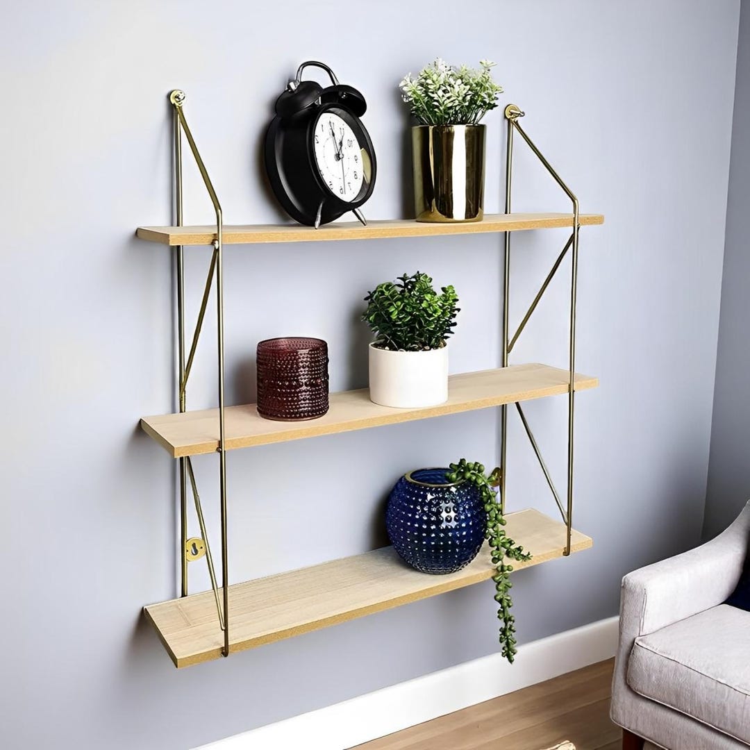 3 Tiered Wall Shelf