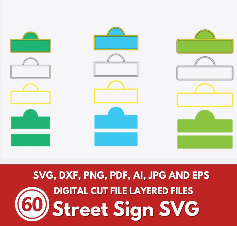 Street Sign SVG, Street Logo Cricut, Street Svg Sign, Custom Street ...