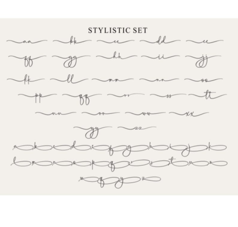 Gratitude Font, Cursive Font Bundle, Script Fonts, Canva Font ...