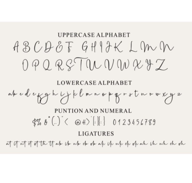 Gratitude Font, Cursive Font Bundle, Script Fonts, Canva Font ...