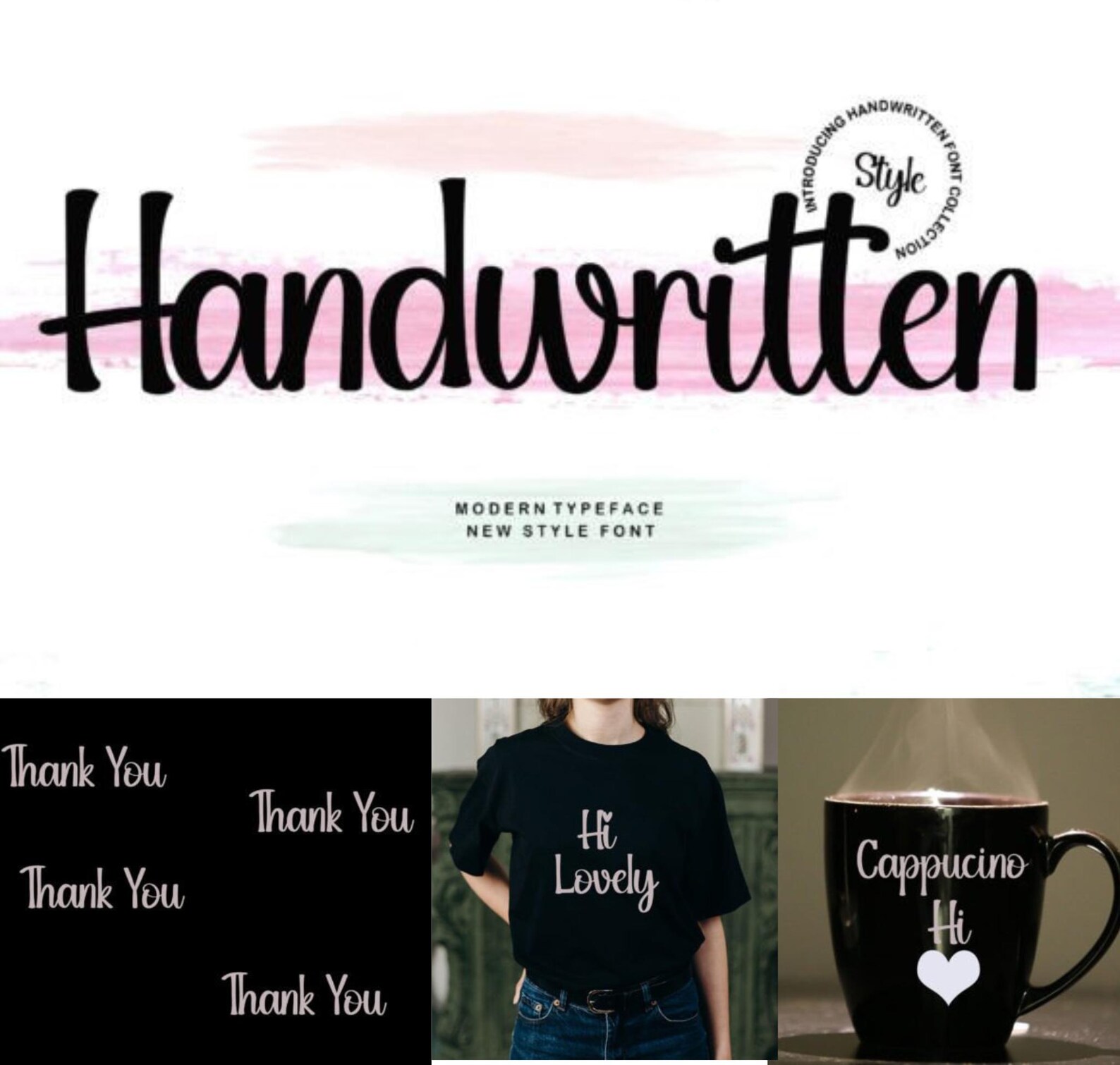 Realistic Handwritten Font, Digital Note Taking Font, Neat Handwriting ...