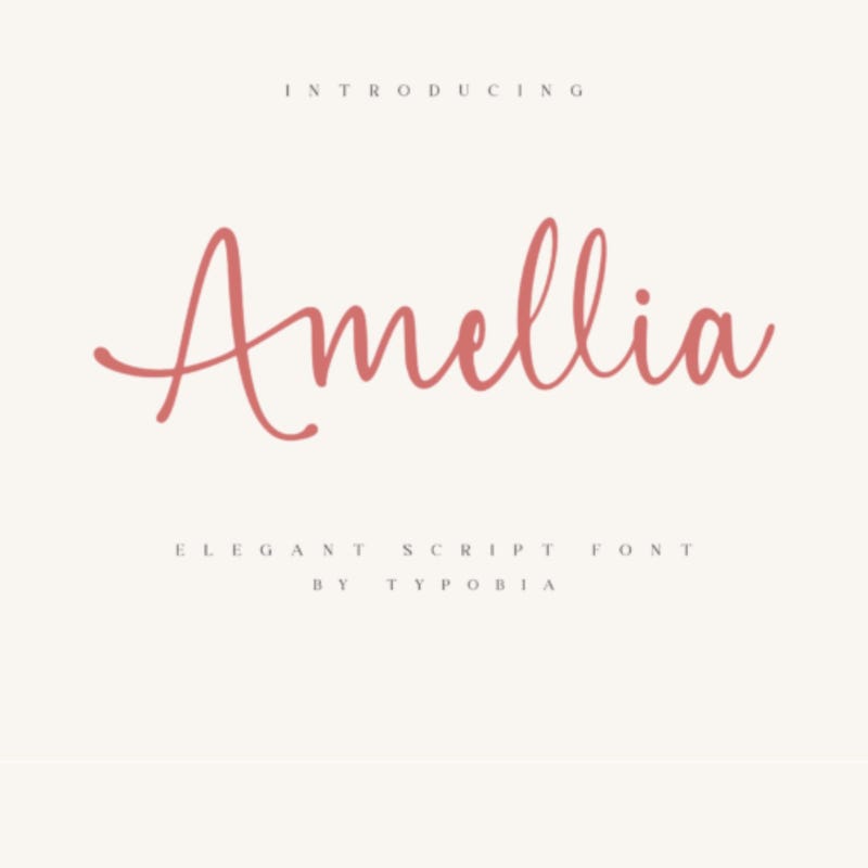 Name Amelia - Etsy