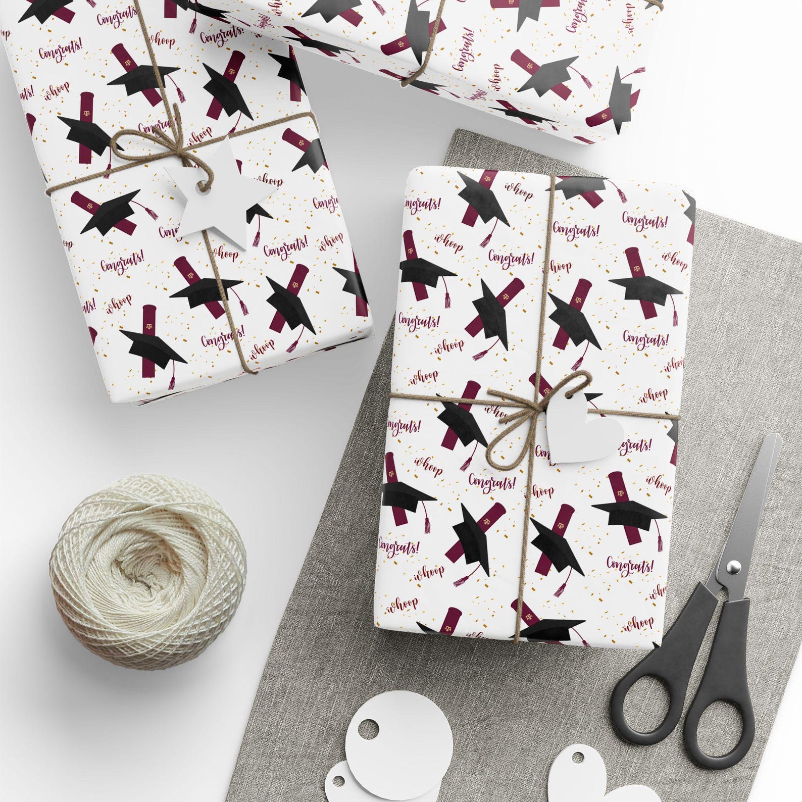 Texas A&M University Graduation Wrapping Paper (small Graphics) - Etsy