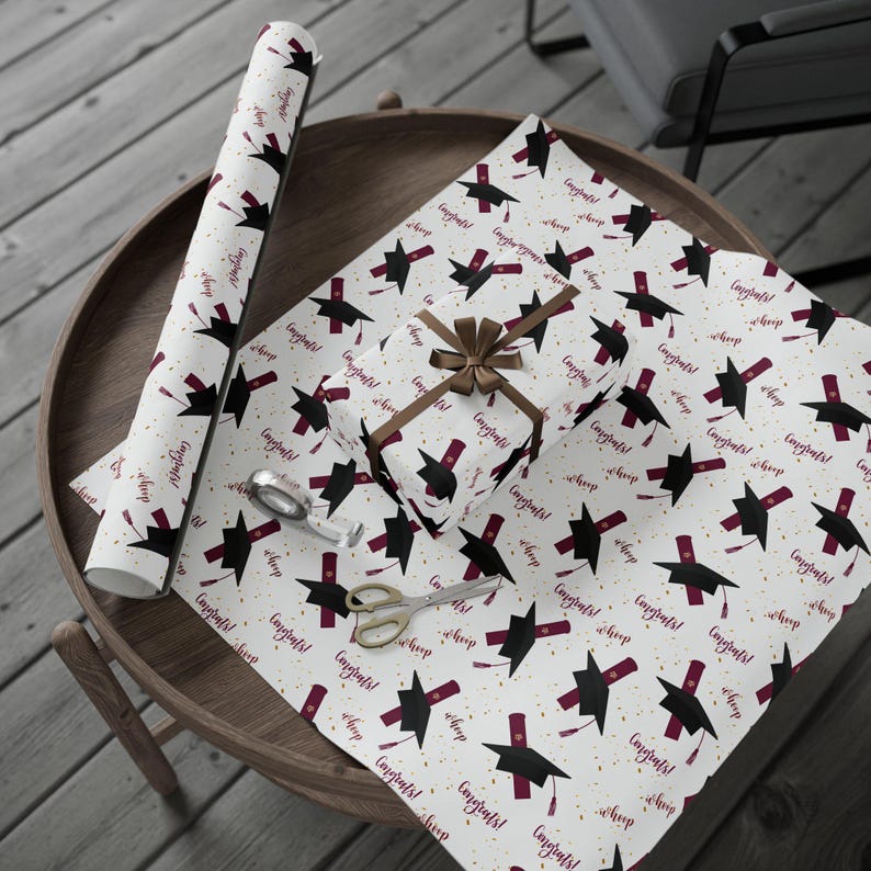 Texas A&M University Graduation Wrapping Paper (large Graphic) - Etsy