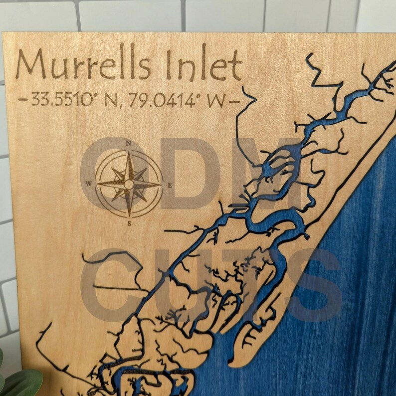 Murrells Inlet Carving Laser Cut File | SVG | Digital Download | Beach ...