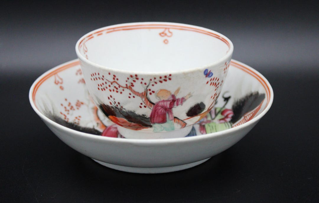 A New Hall Pattern '471' Tea Bowl & Saucer - Etsy