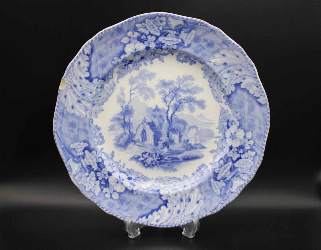 A Minton & Boyle 'devon' Pattern Dinner Plate (26cm) - Etsy