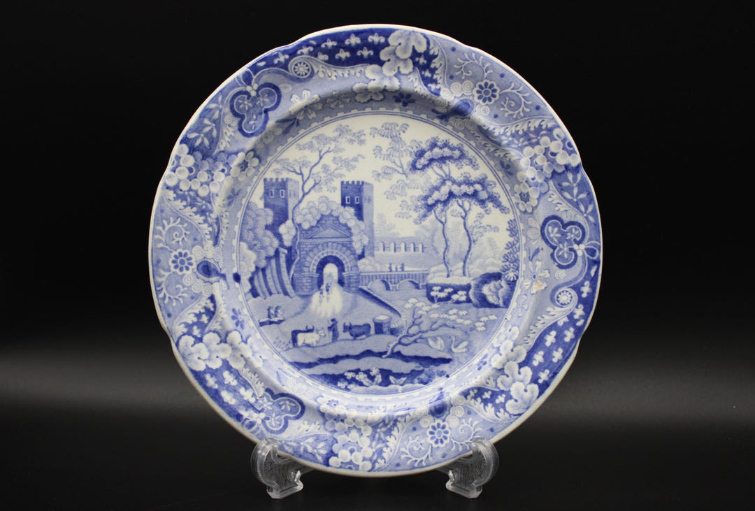 A Copeland & Garrett 'castle' Pattern Plate - Etsy