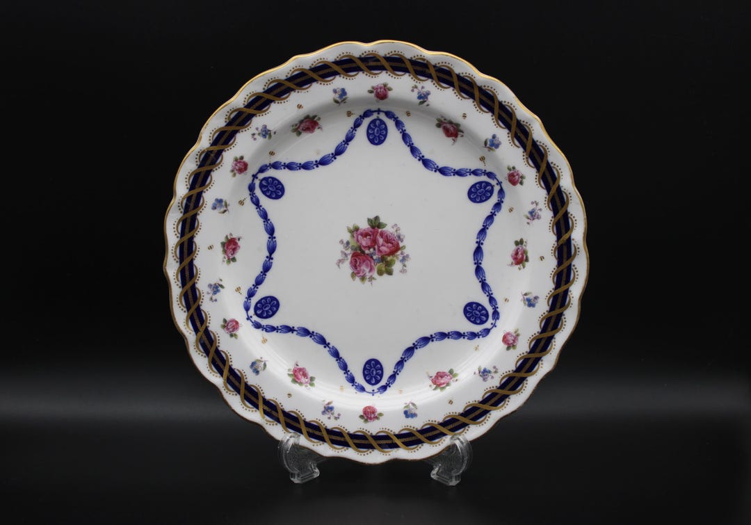A Royal Worcester Pattern '7590' Plate (22.5cm) - Etsy