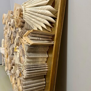 Gold Beaded Wall Book Sculpture - Etsy