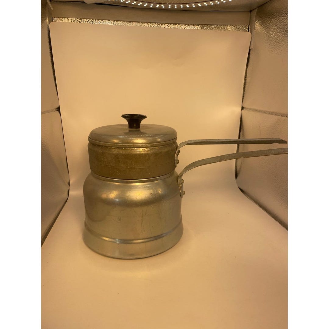 VTG 60s Double Boiler Aluminum by Comet the Popular Aluminum 3-pc Set ...