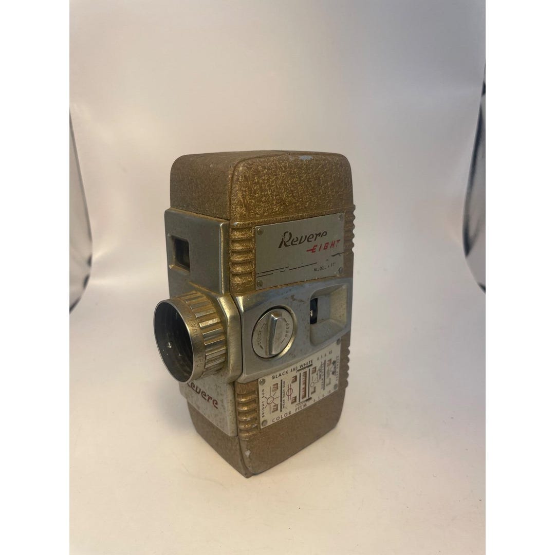 Revere Eight Model Fifty 8mm Vintage Film Camera From 1957 - Etsy