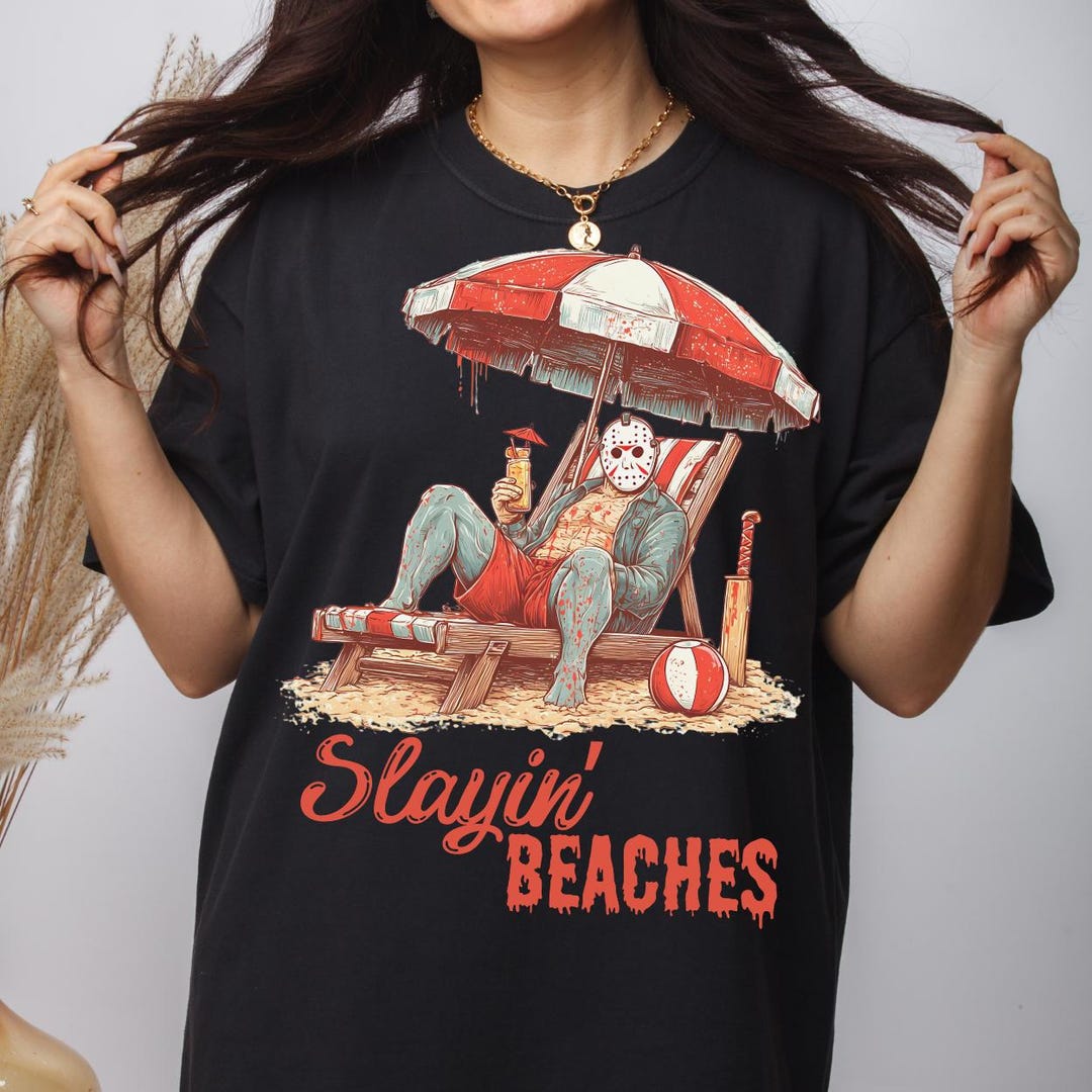 Creepy Summerween PNG, Horror Beach Zombie Clipart, Funny Halloween ...