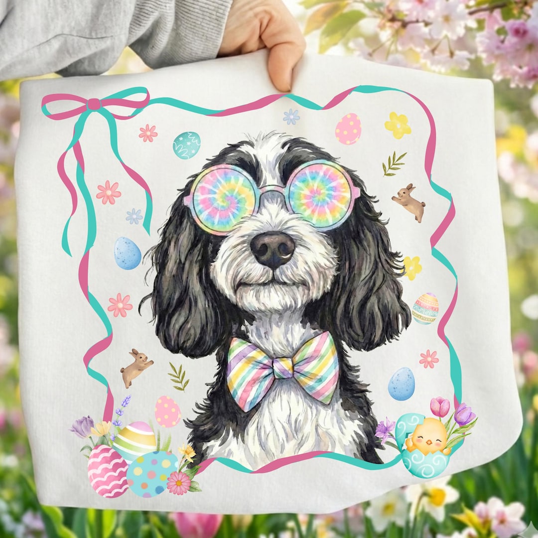Easter Goldendoodle PNG, Spring Bernedoodle Mom Shirt Design Pastel ...