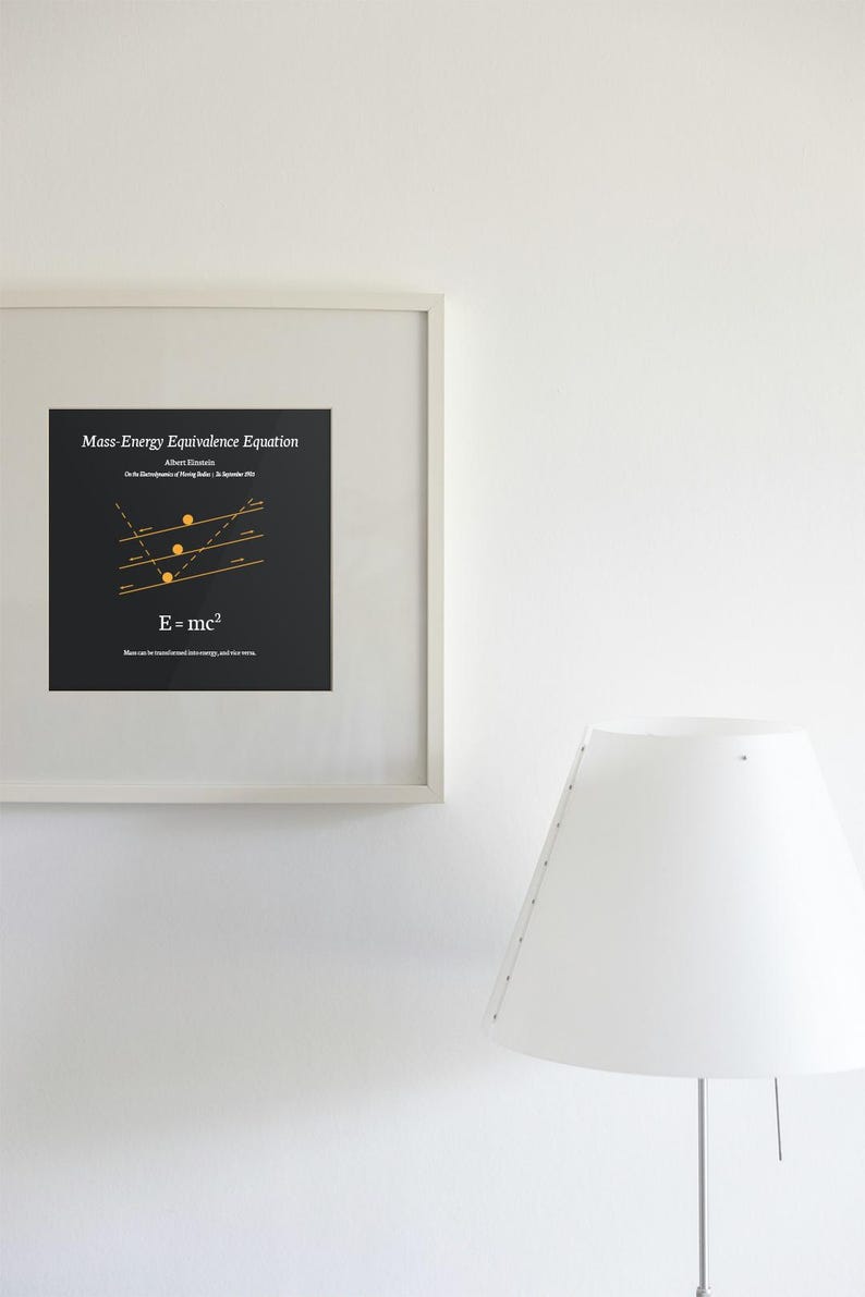 22 Physics Math Science Equation Prints - Modern Minimalist Classroom ...