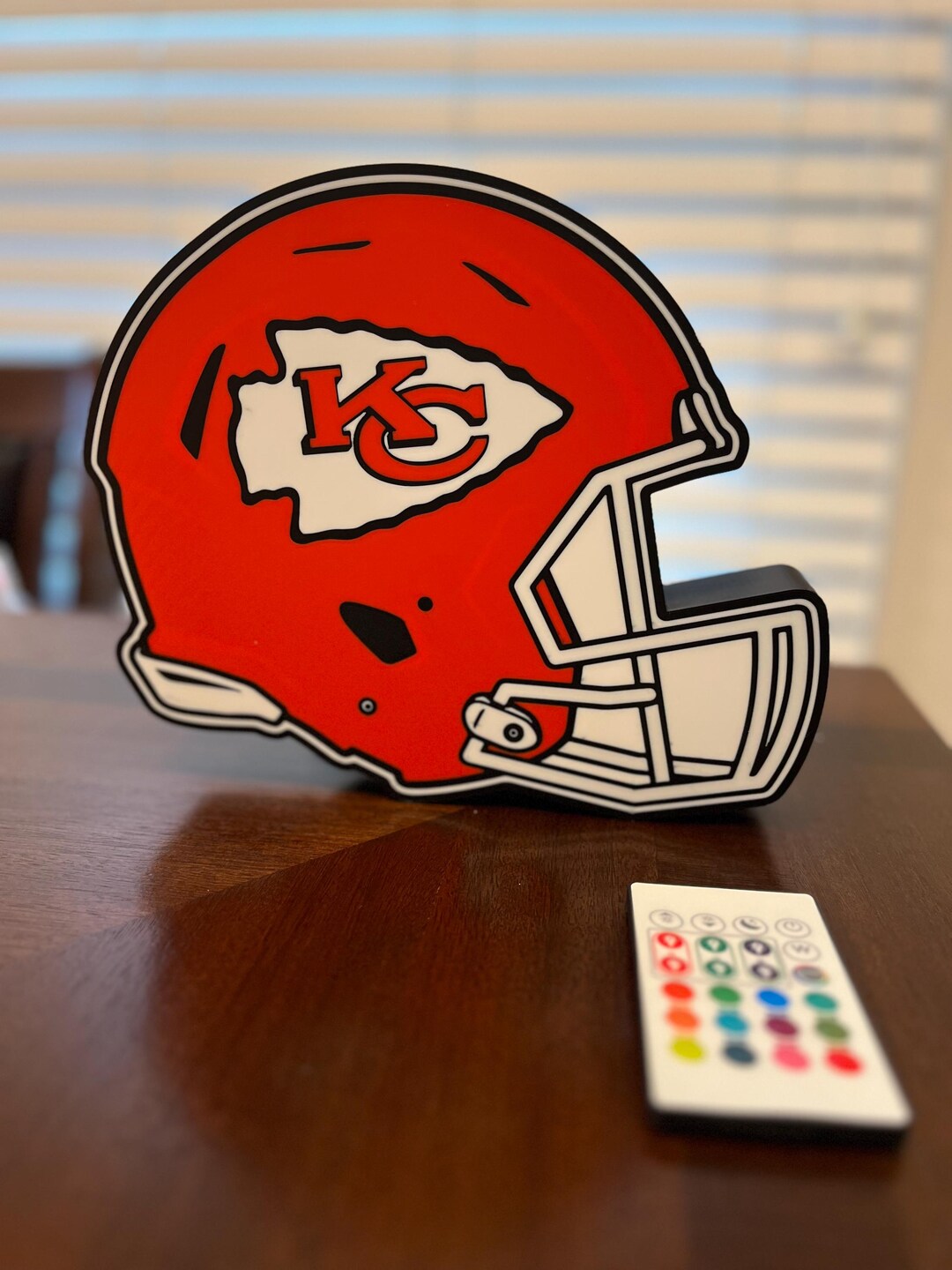 Kansas City Chiefs Lightbox RGB Leds 3D Printed - Etsy