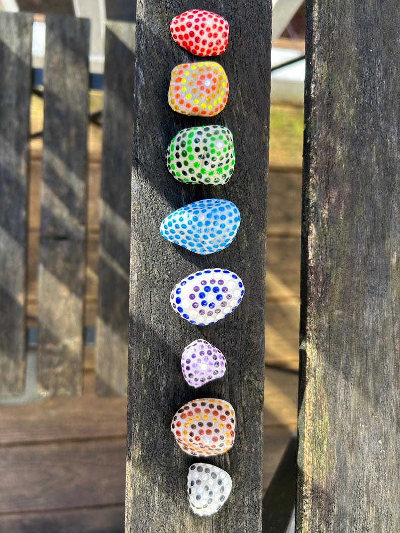 Rock, Rocks, Painted, Paint, Home Decor, Garden, Pretty, Small. - Etsy