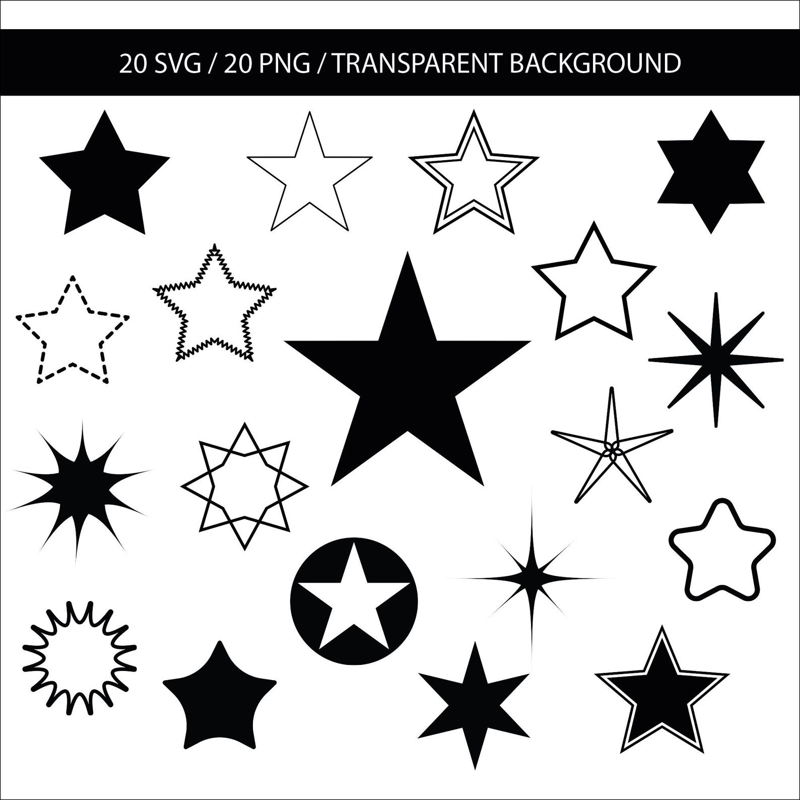 Star SVG & PNG Files | Star Cut Files | Star Vector Files | Star Vector ...